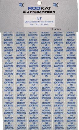 Flat Shim Strips Pack 1/8” 30pc | Buy Online or In-Store – Pacific Foam