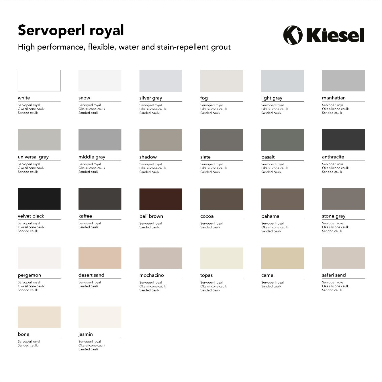 Kiesel Servoperl Royal Grout | Buy Online or In-Store – Pacific Foam